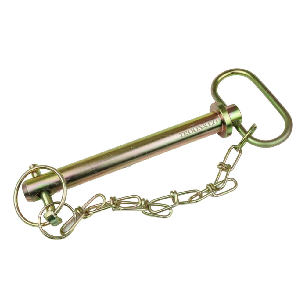 3/4" x 6" (19mm x 152mm) Towing Pin with Lynch Pin & Chain - Trailer ...