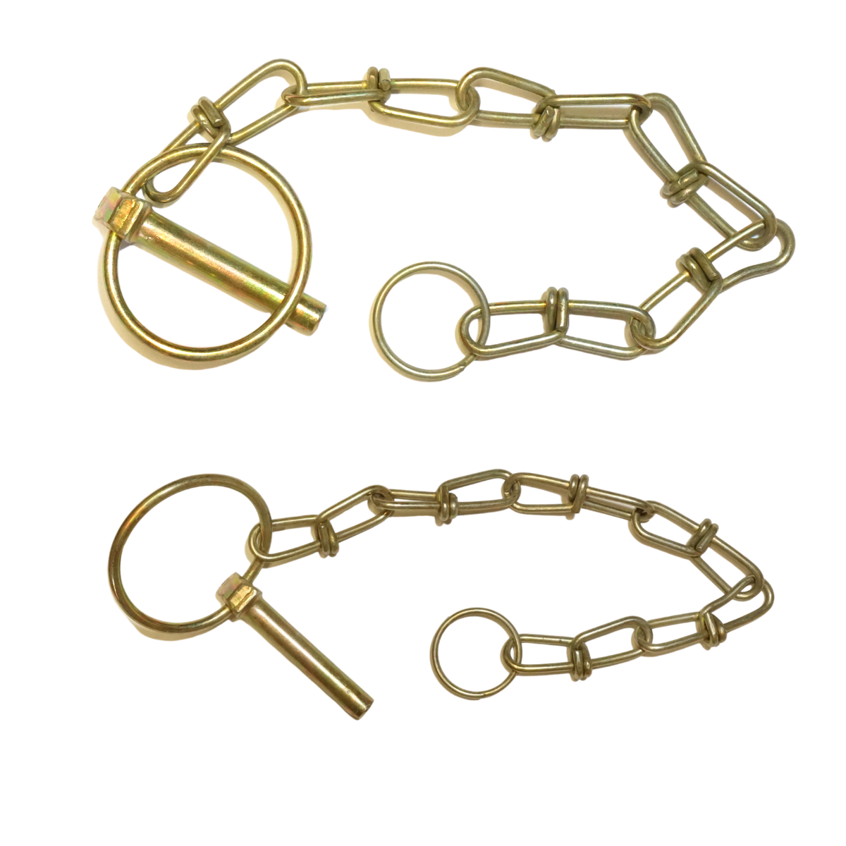 8mm Lynch Pin & Chain for Trailers, Tractors, Tipper Trucks & Horseboxes